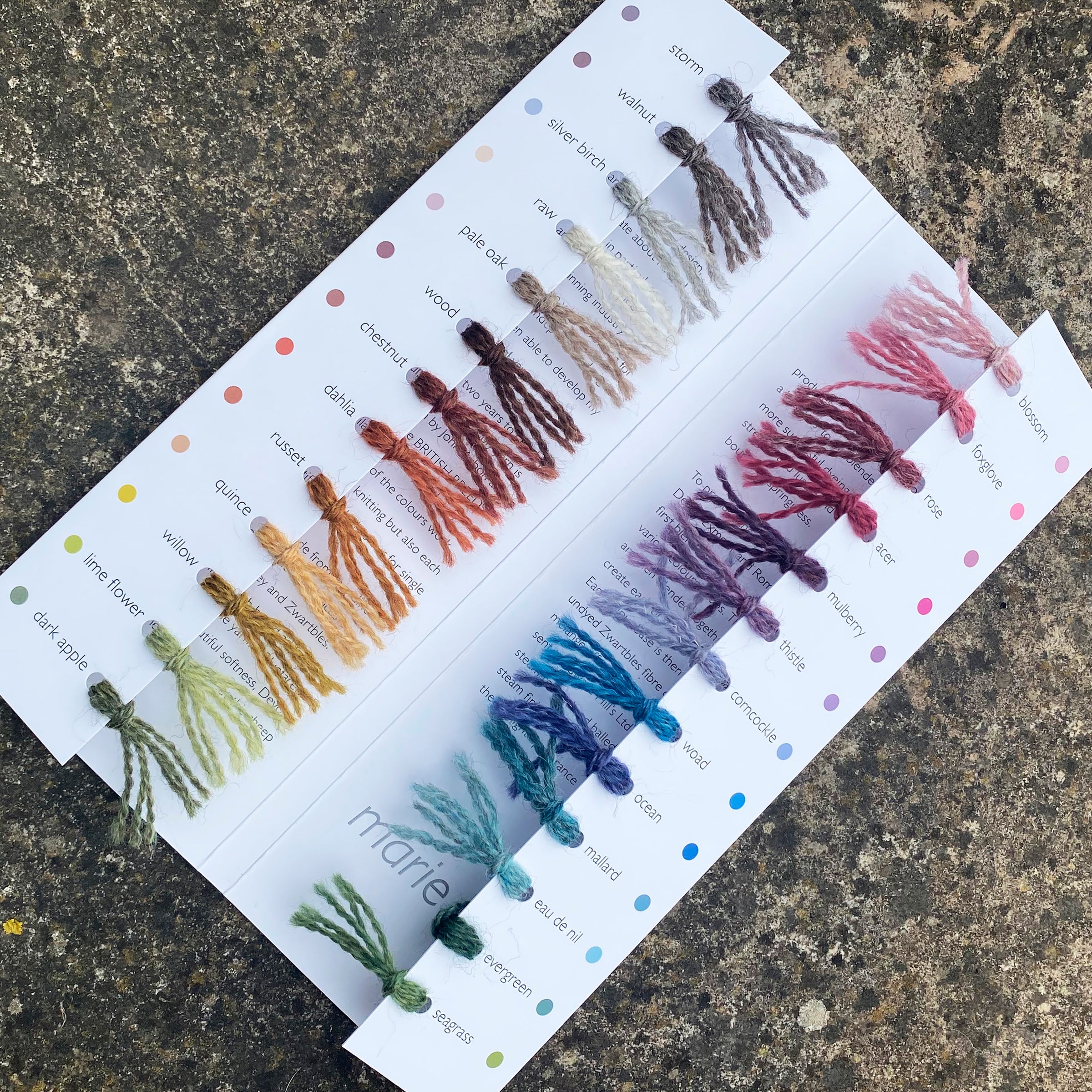 British Breeds Shade Card – Marie Wallin Shop